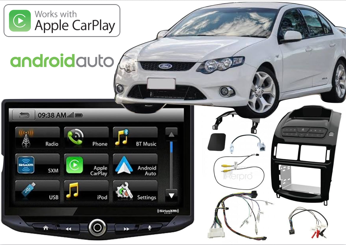 Ford Falcon FG 2008 - 2014 Apple CarPlay Android & Auto Head Unit Upgr ...