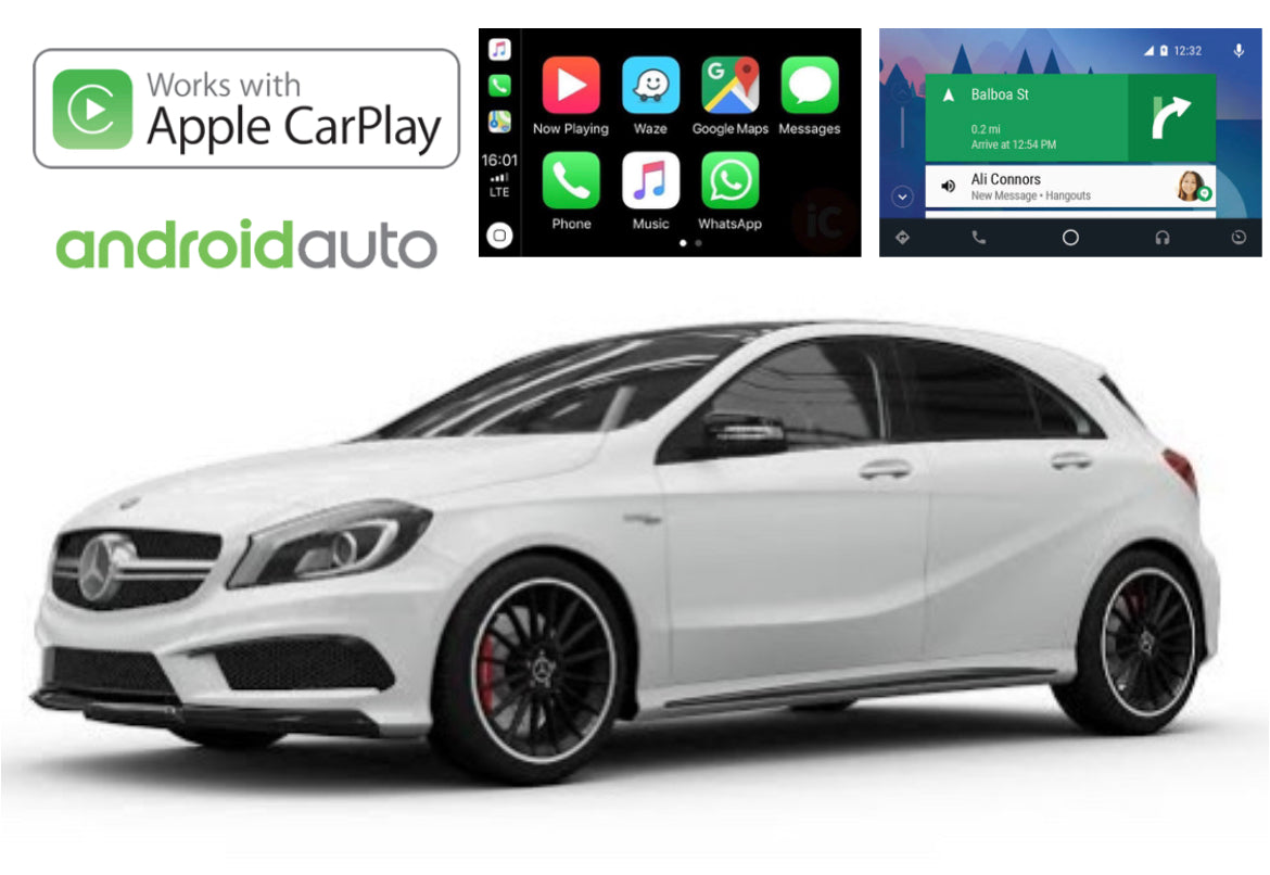 Apple CarPlay & Android Auto Add On for Mercedes Benz A Class (W176 ...