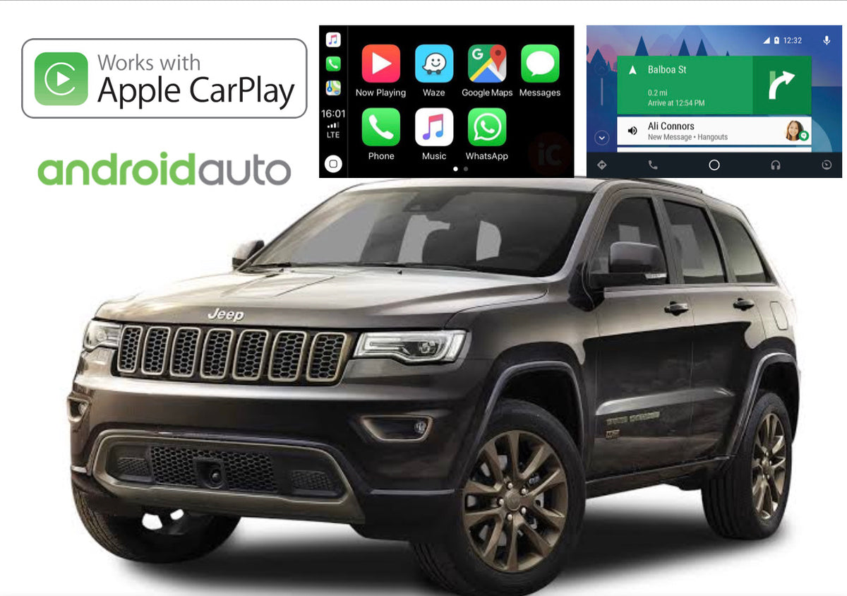 Apple CarPlay & Android Auto Add-On for Jeep Grand Cherokee 14-Up ...