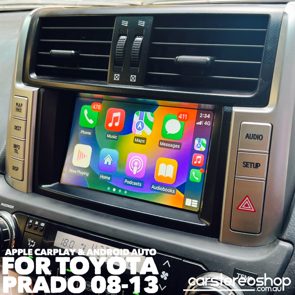 Apple CarPlay & Android Auto Add-On for Toyota Prado 150 ...