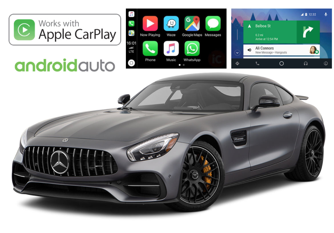 Apple CarPlay & Android Auto Add-On for Mercedes Benz AMG GT (C190/R19 ...